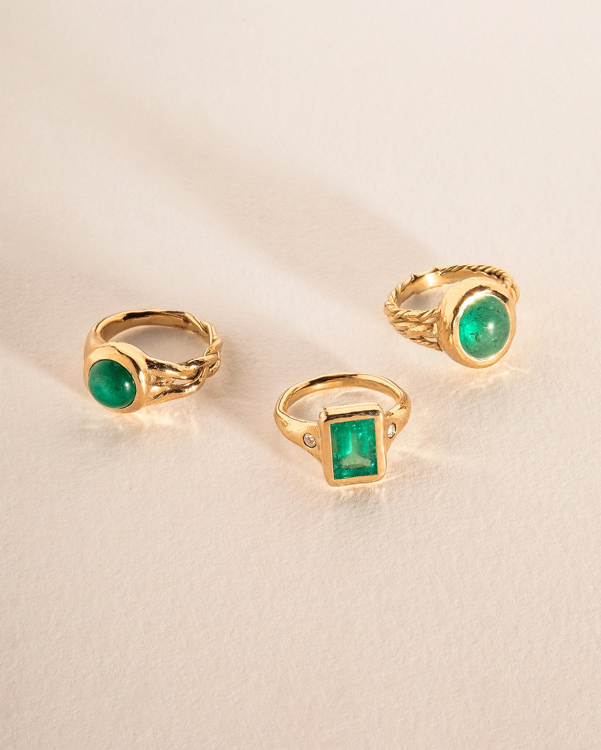 Astraea, Muzo Emerald Ring - Pamela Love