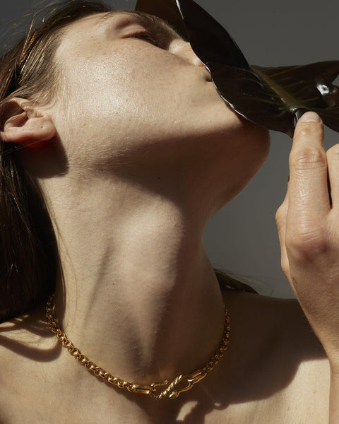 Serpent Chain, Gold Snake Chain Necklace - Pamela Love